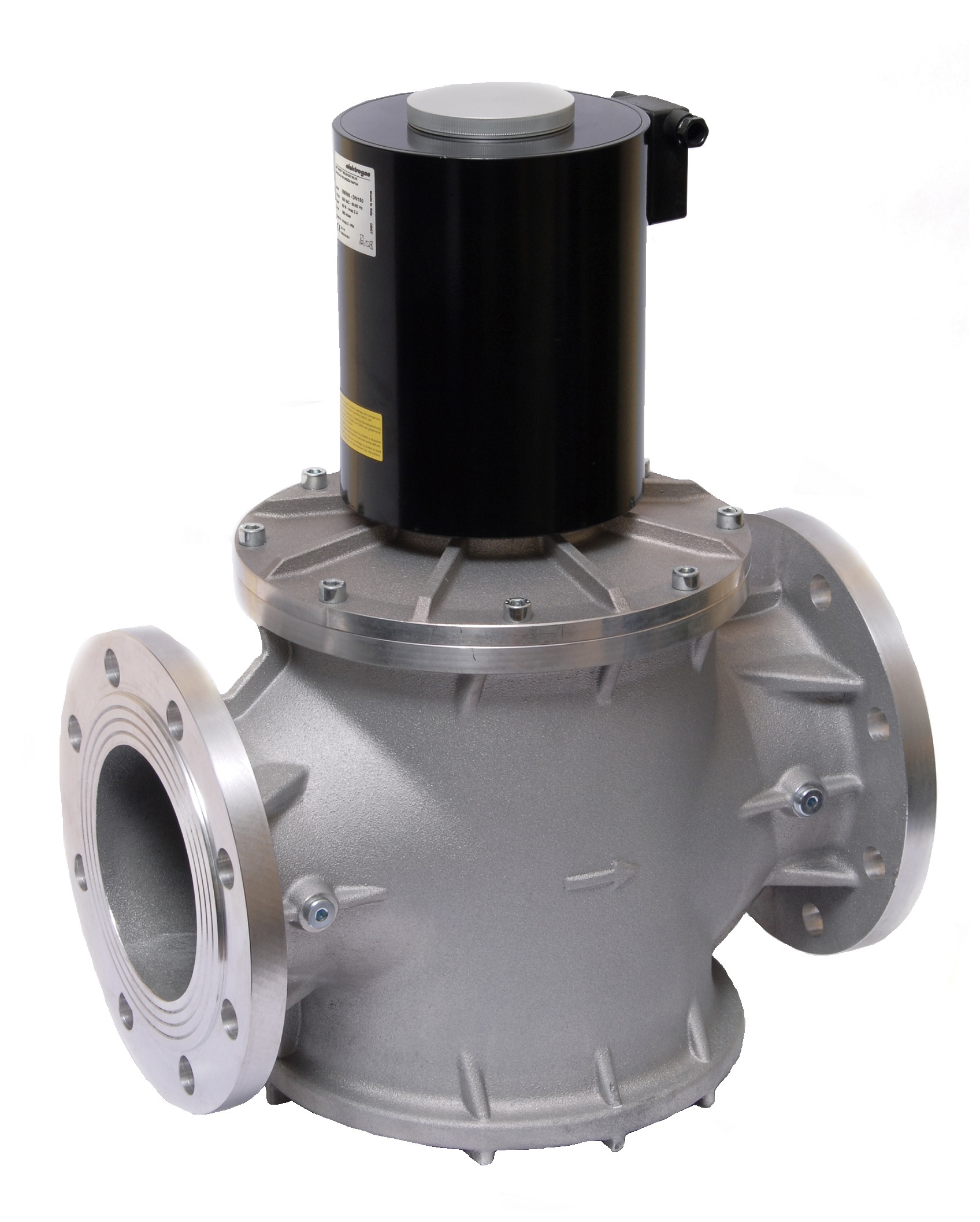 DN150 Gas Solenoid Valve 0-200mBar Auto Reset VMR952