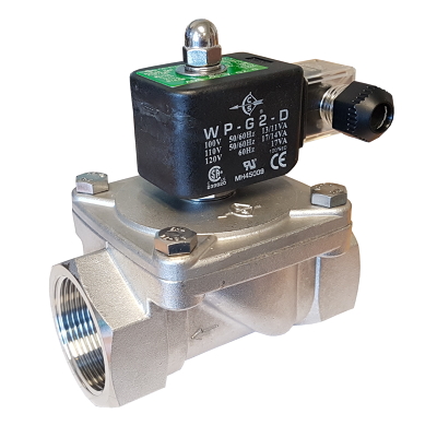 11/2 BSP High vacuum solenoid valve -101Kpa to 10 Bar 2/2 Normally ...