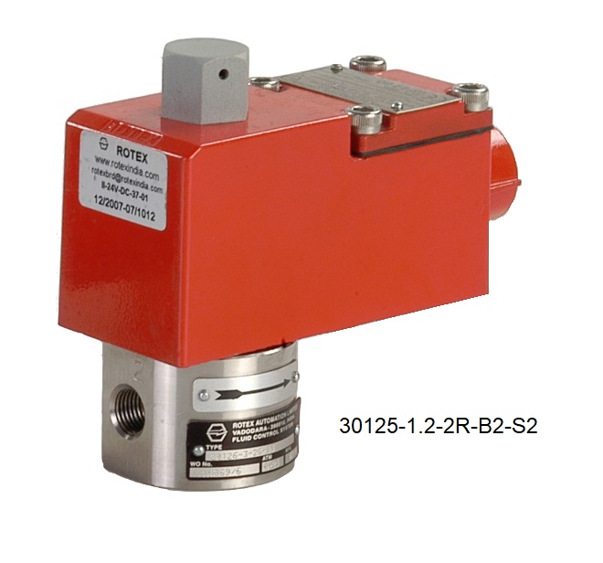 ATEX Exia Solenoid Valve 3/2 way up to 20 Bar